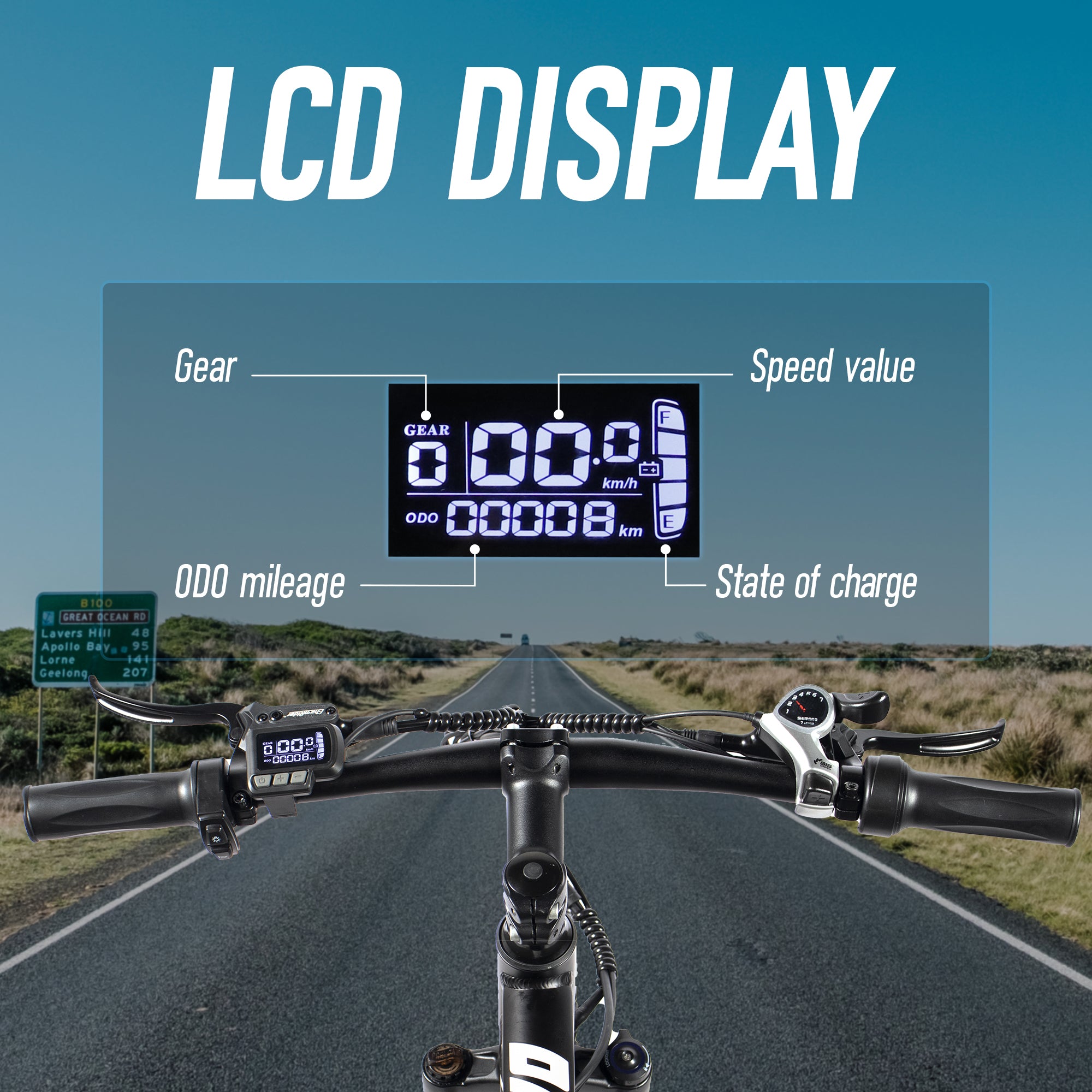 ChamRider DM427: Durable Long-Range E-Mountain Bike for Couriers
